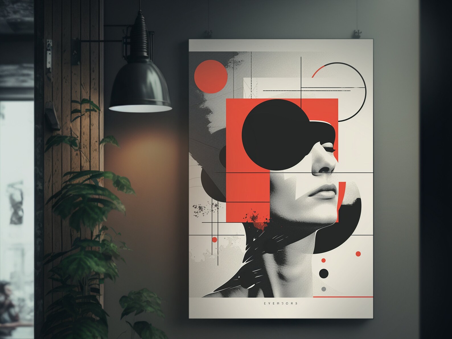 Deconstructivist Cyberpunk Lady Poster Noir Artwork Awarded Design Matt ...