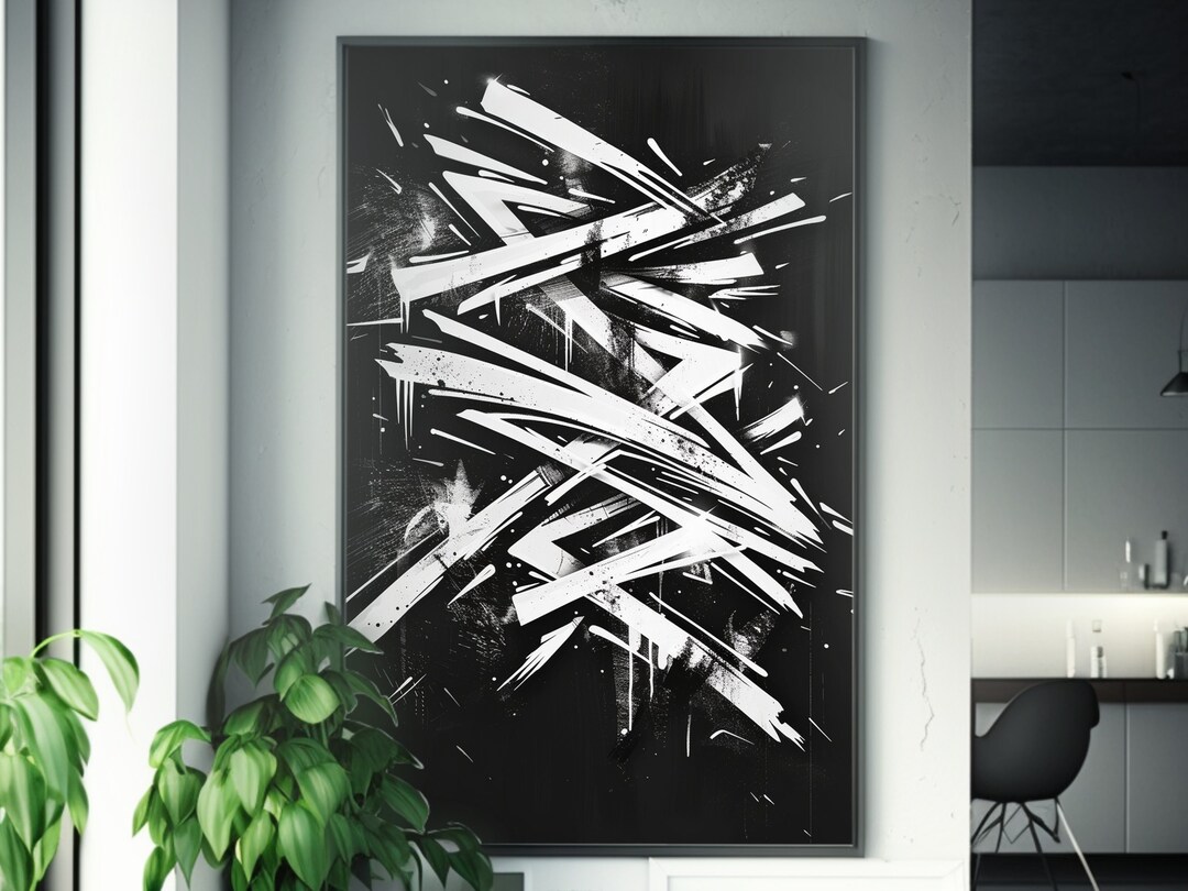 Graffiti Art in Black & White Inspired by Auto-destructive Art Behance ...