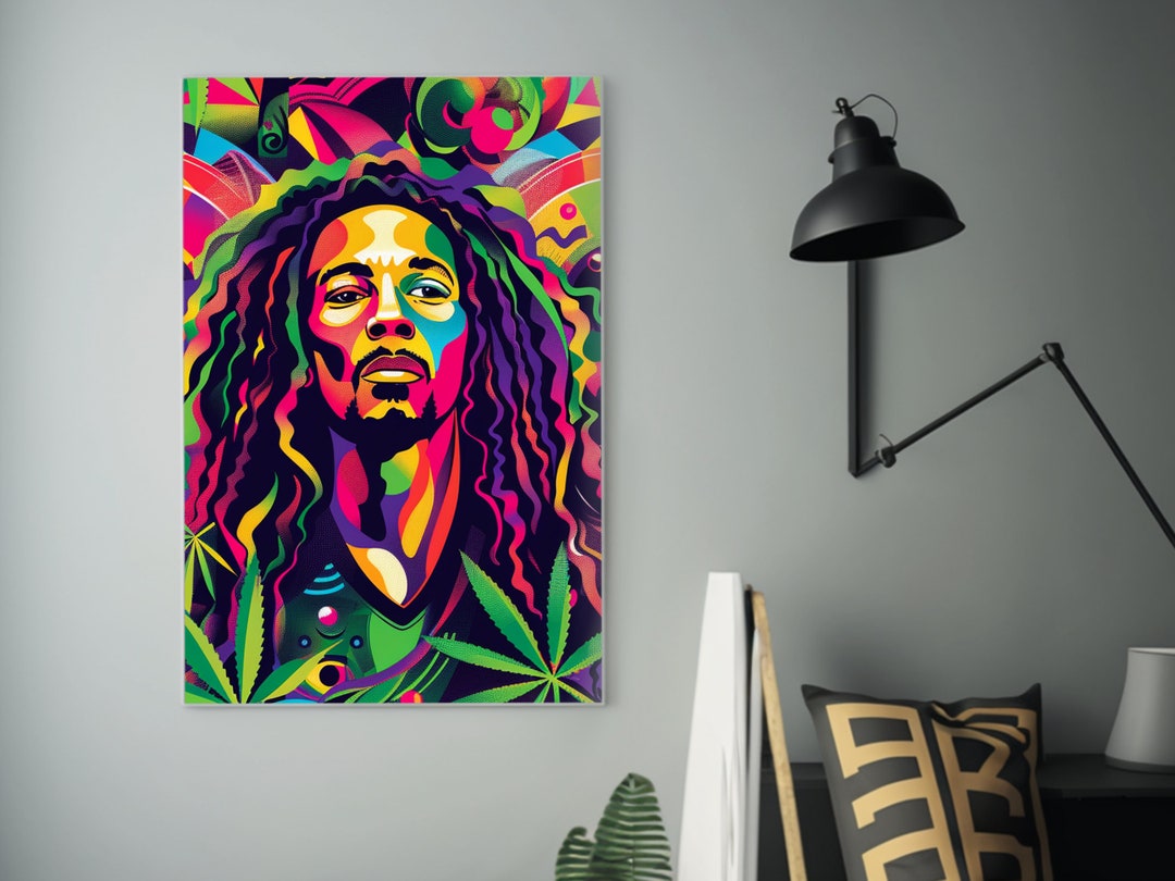 Reggae Art Poster Dreadlock Man Painting Les Nabis Style High Times ...