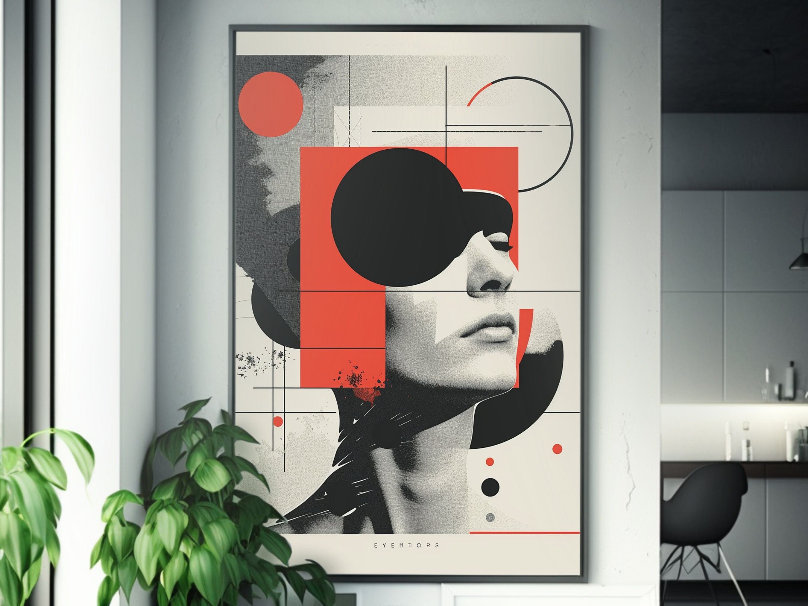 Deconstructivist Cyberpunk Lady Poster Noir Artwork Awarded Design Matt ...