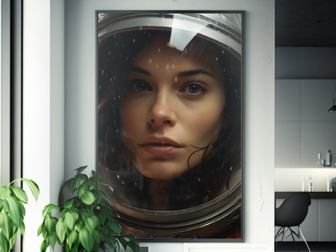 Hyperrealistic Spacesuit Woman Art Stunning IMAX Close-up Portrait Juno ...