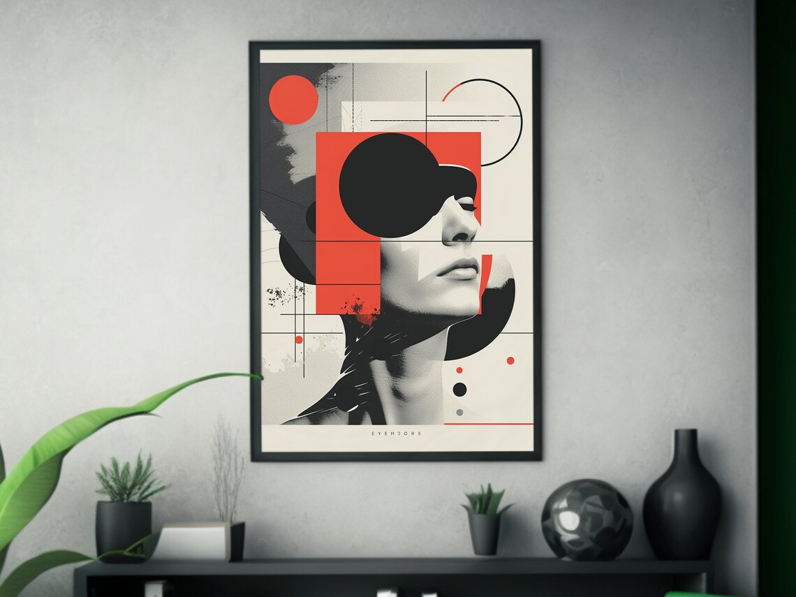 Deconstructivist Cyberpunk Lady Poster Noir Artwork Awarded Design Matt ...