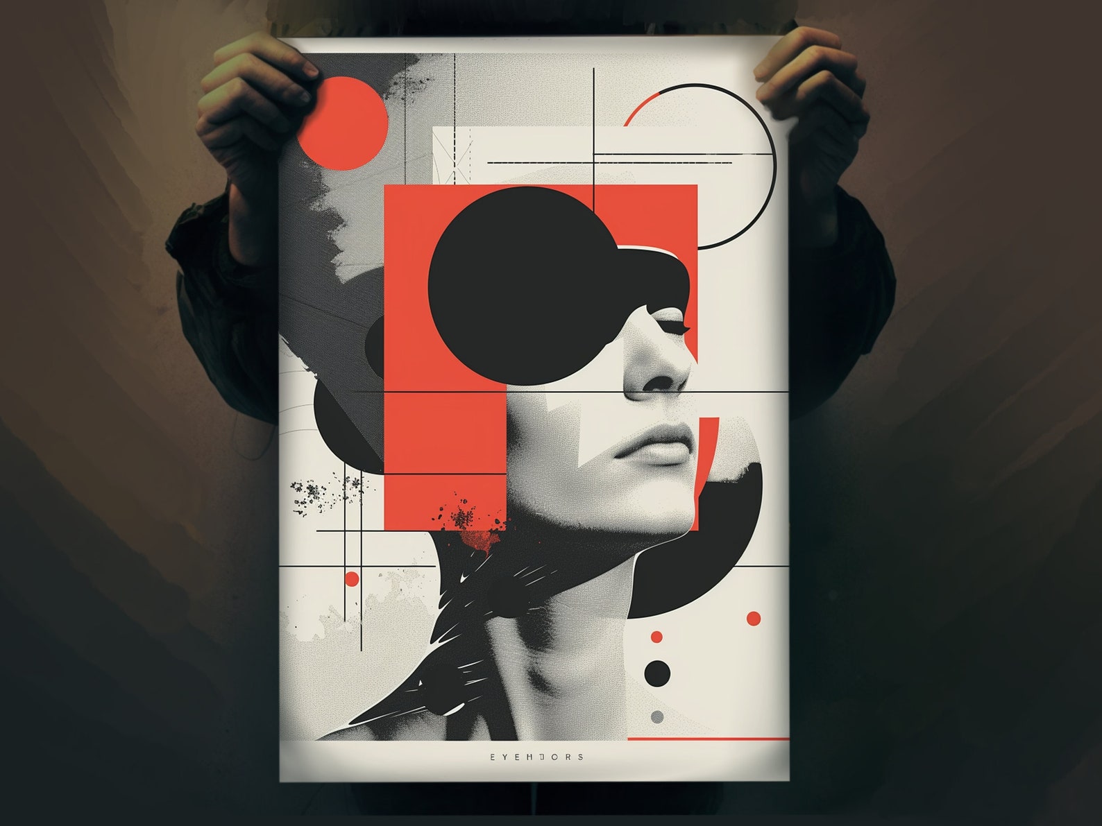 Deconstructivist Cyberpunk Lady Poster Noir Artwork Awarded Design Matt ...