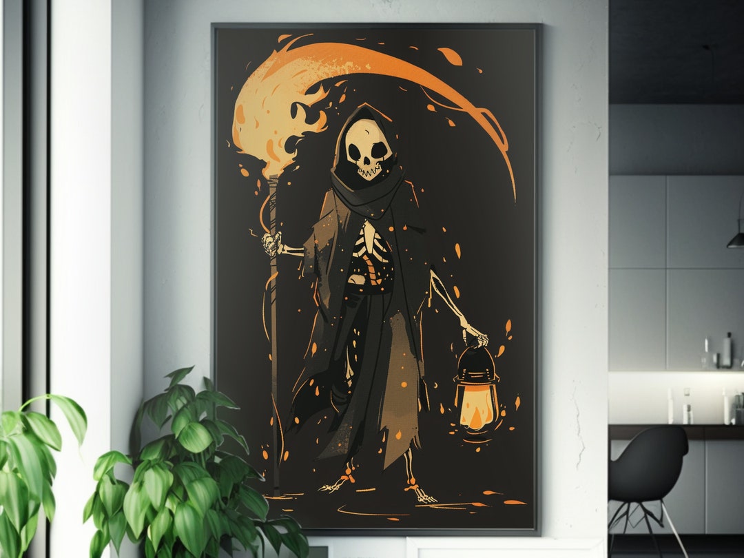 Vanitas Art Skeleton Lantern Poster Screenprint Artwork Contest Winner ...