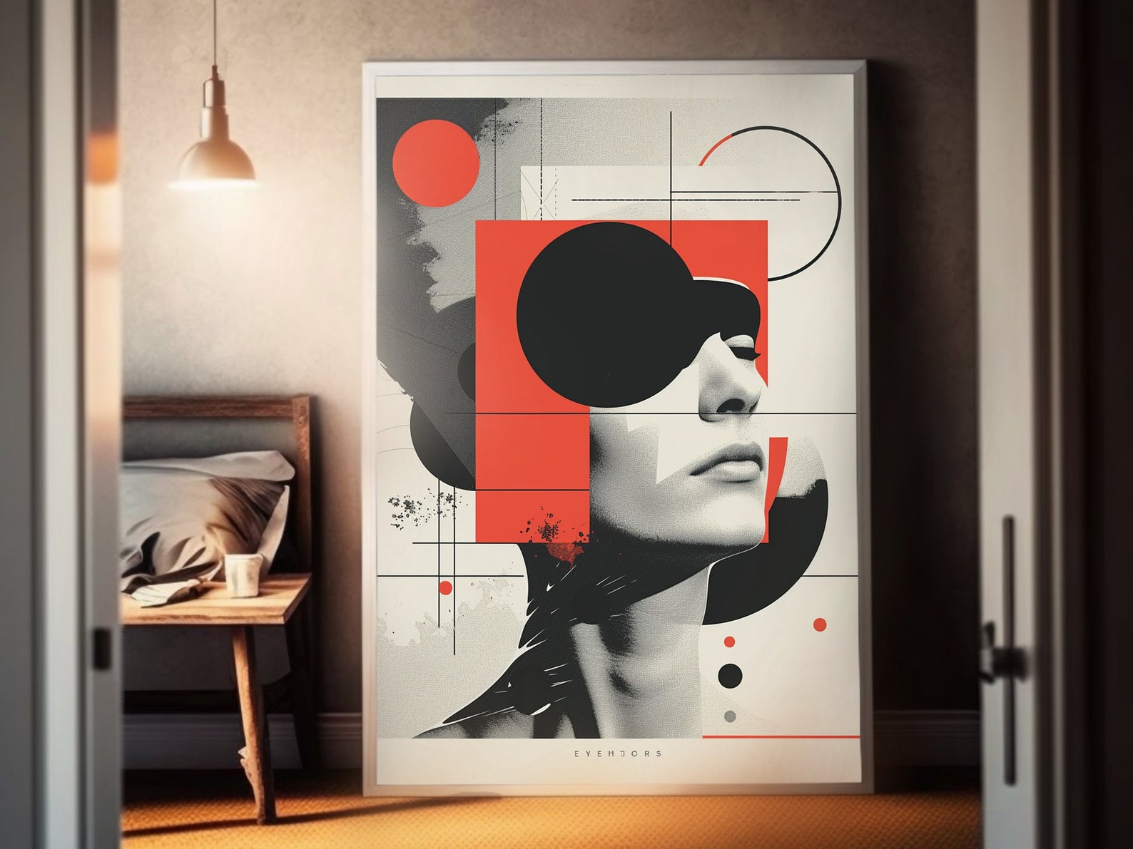 Deconstructivist Cyberpunk Lady Poster Noir Artwork Awarded Design Matt ...