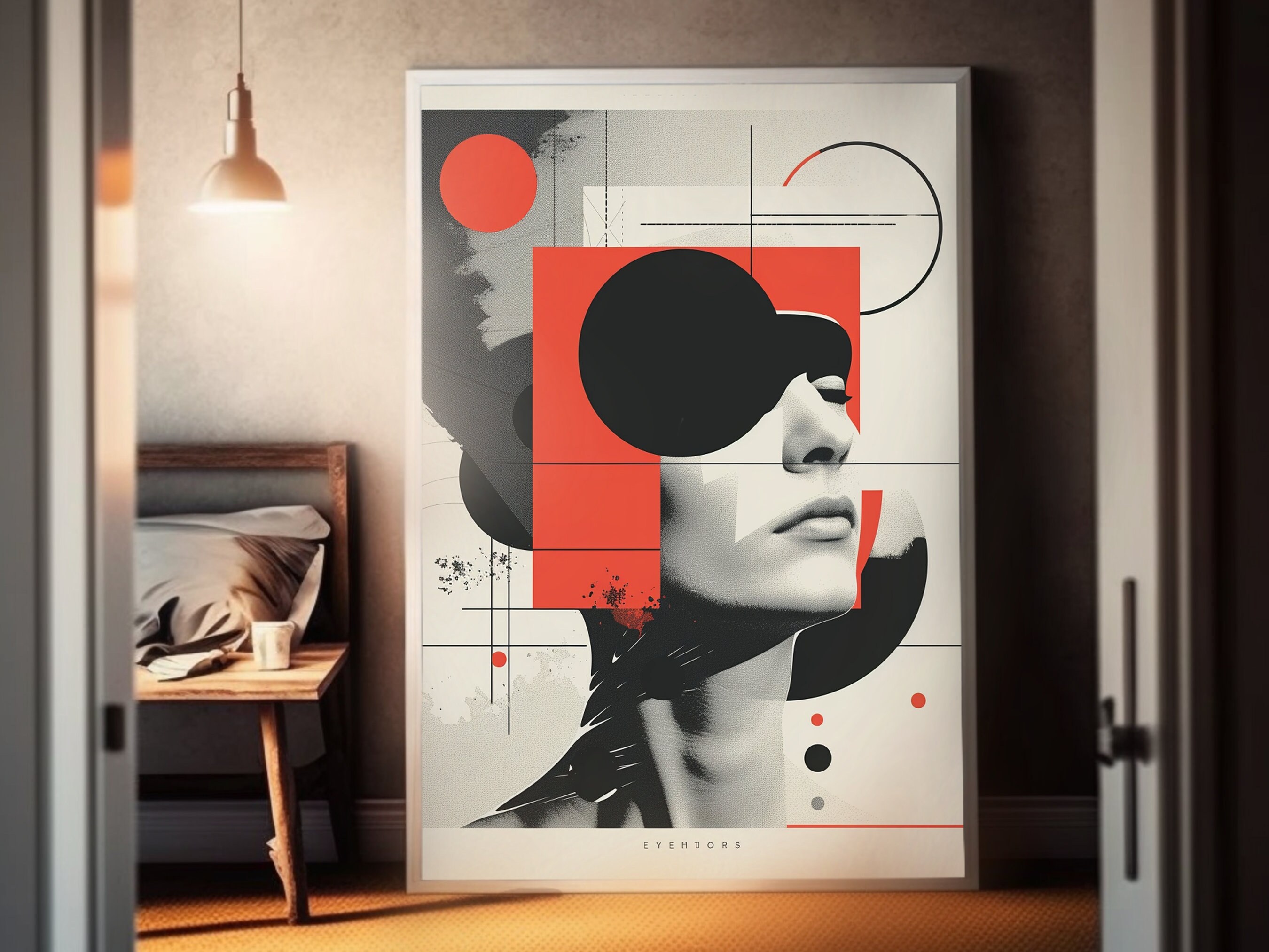 Deconstructivist Cyberpunk Lady Poster Noir Artwork Awarded Design Matt ...