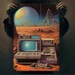 Retrofuturism Computer & Monitor in Desert 1980s Synthwave - Etsy