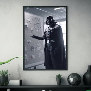 Darth Vader Pointing at Wireframe Map Star Wars Inspired Art Cgsociety ...
