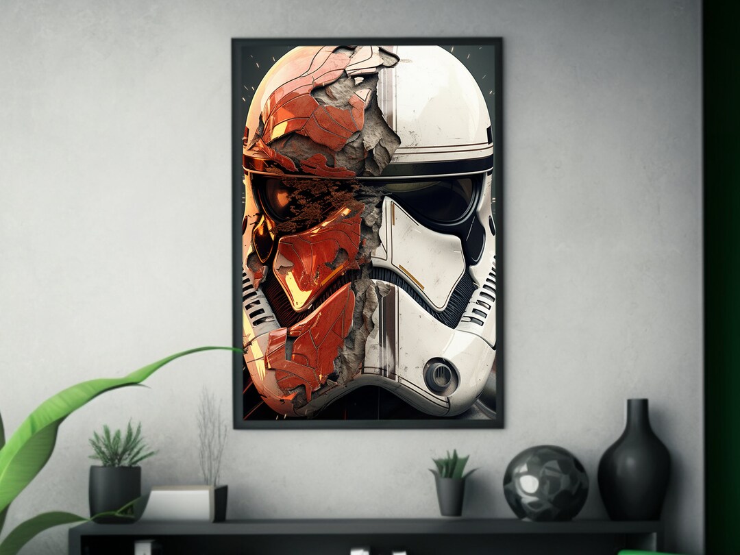 Smashed Helmet Display Ambient Occlusion Render Artwork - Etsy