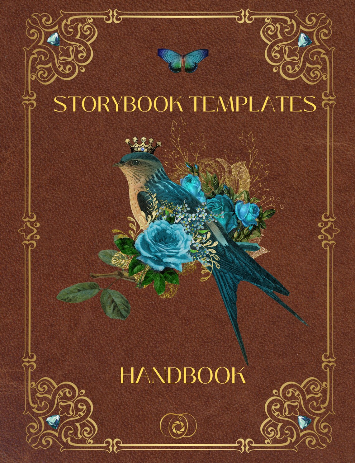Premium Christmas Storybook Album Template, Photoshop Template, Square ...