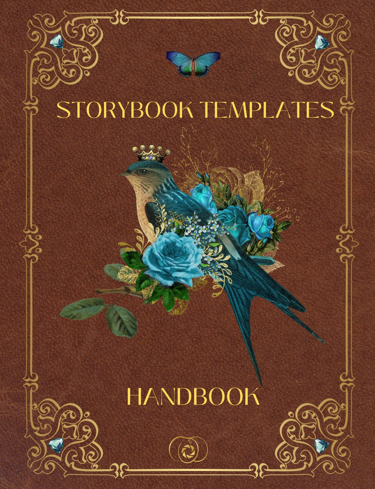 Premium Fairy Garden Storybook Album PSD Template, Square Picture 1:1 ...