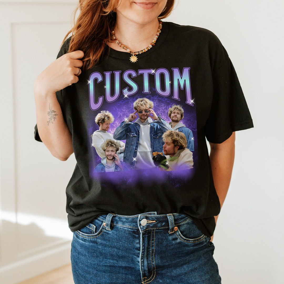 Custom Graphic Rap Tee Custom Photo Shirt Funny Shirt for - Etsy