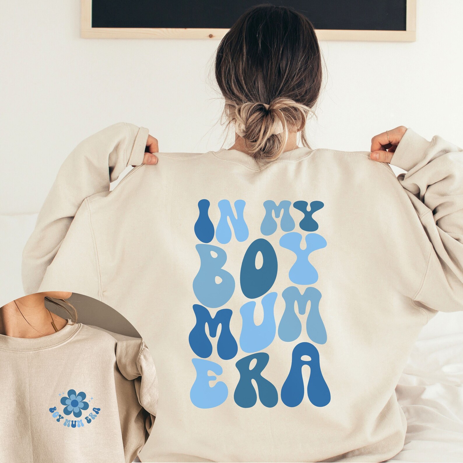 In My Boy Mum Era Sweatshirt, Cool Mamas Club, Gift for Mum, Cute Mum ...