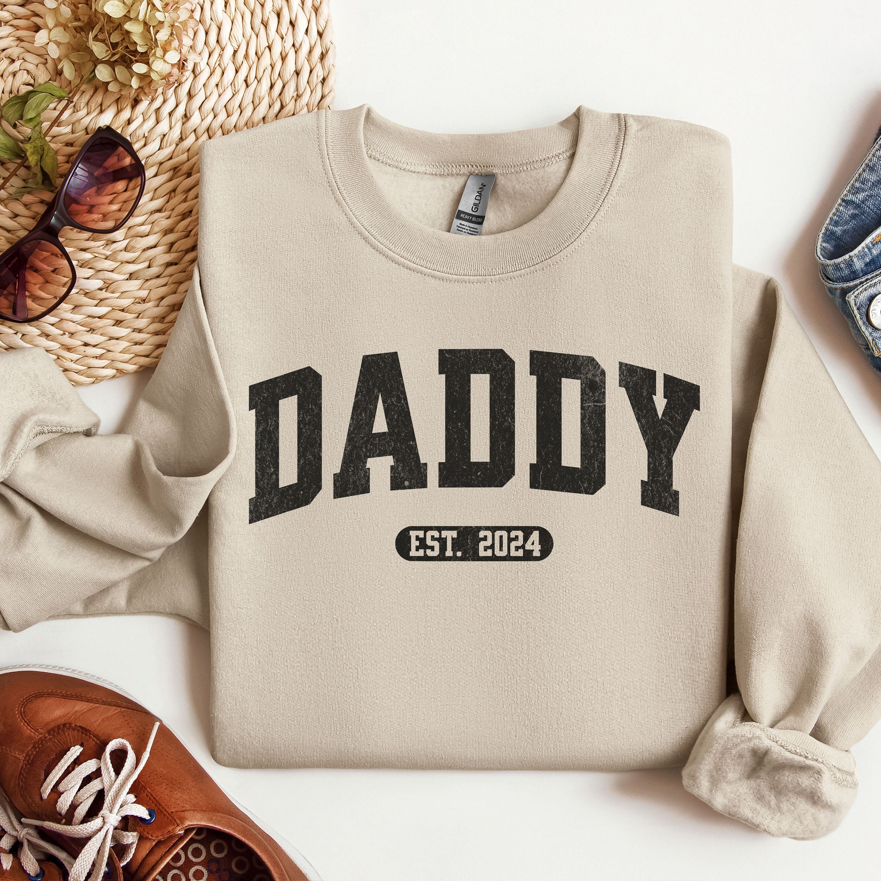 Custom Dad Est Sweatshirt, Cool Dads Club Shirt, Dad Shirt for Hospital ...