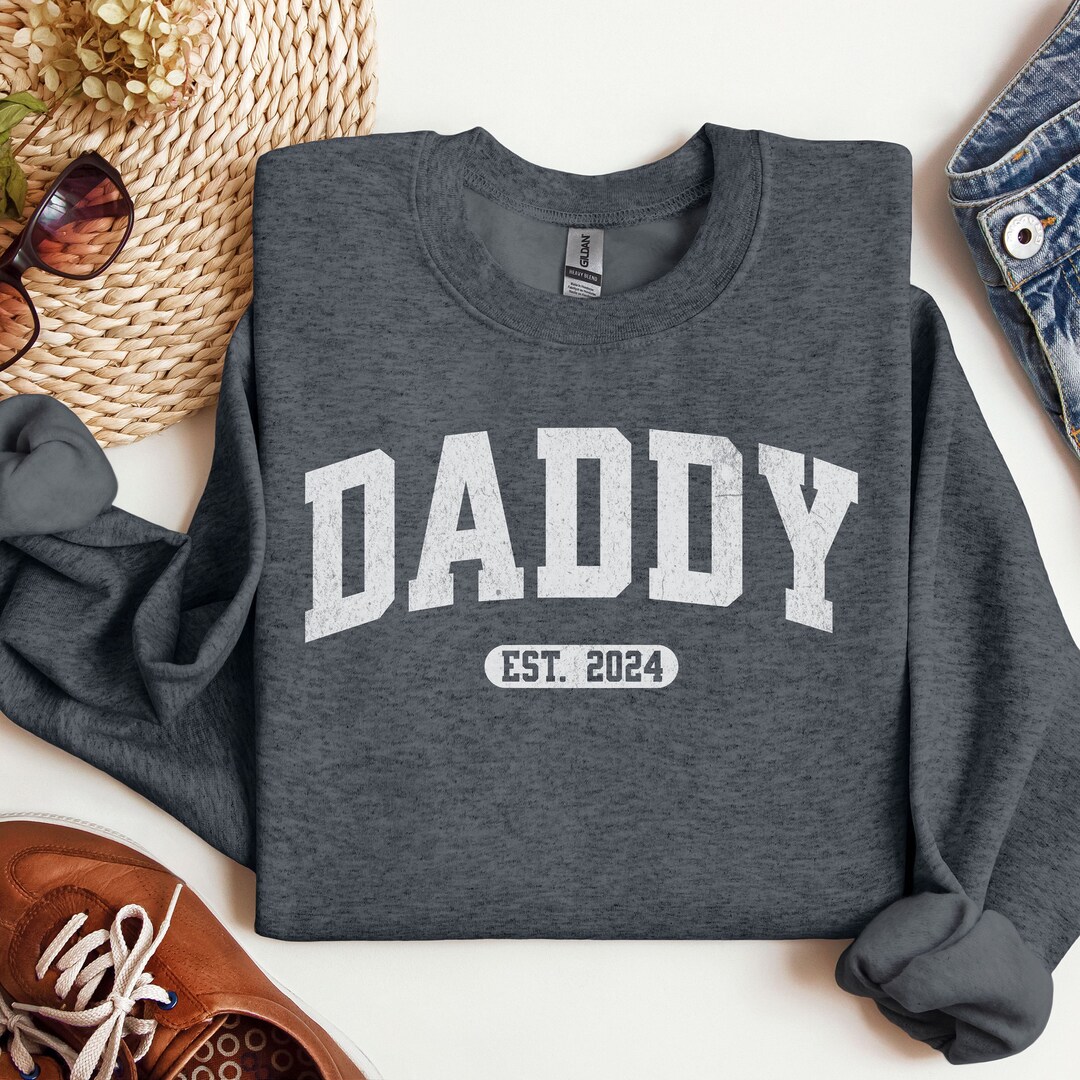 Custom Dad Est Sweatshirt, Cool Dads Club Shirt, Dad Shirt for Hospital ...
