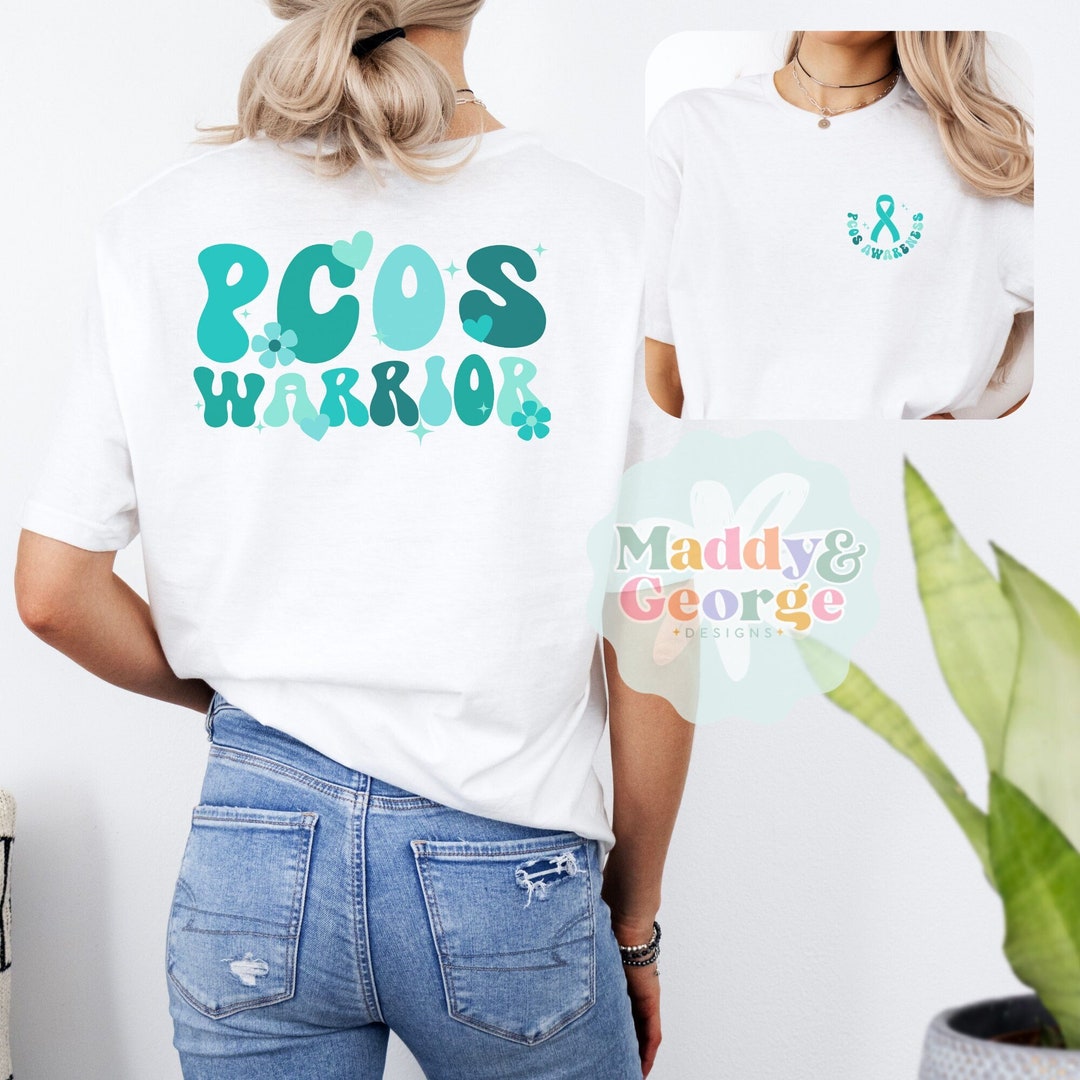 Polycystic Ovary Syndrome Awareness Shirt, PCOS Warrior Tshirt, PCOS ...