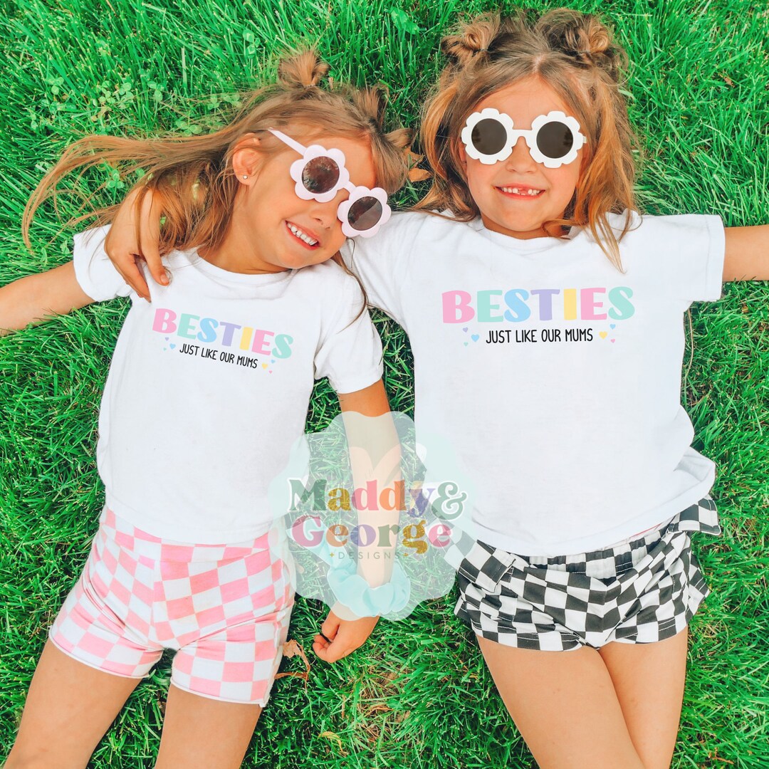 Besties Just Like Our Mums Shirt, Best Friend Outfits, Pregnancy ...