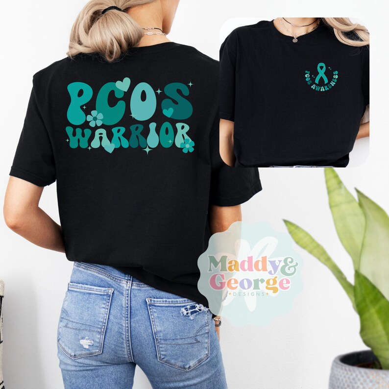 Polycystic Ovary Syndrome Awareness Shirt, PCOS Warrior Tshirt, PCOS ...