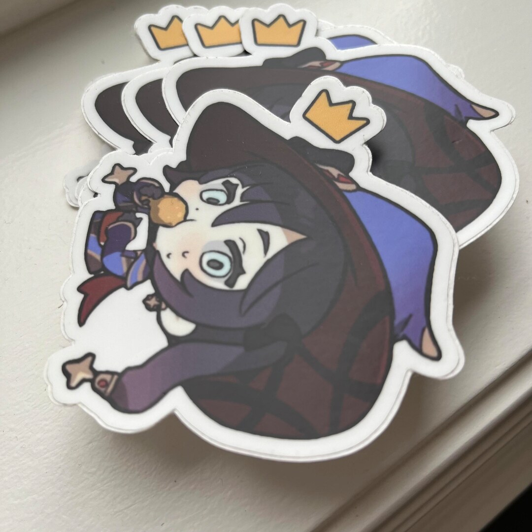 Genshin Impact Vinyl Mona Sticker - Etsy