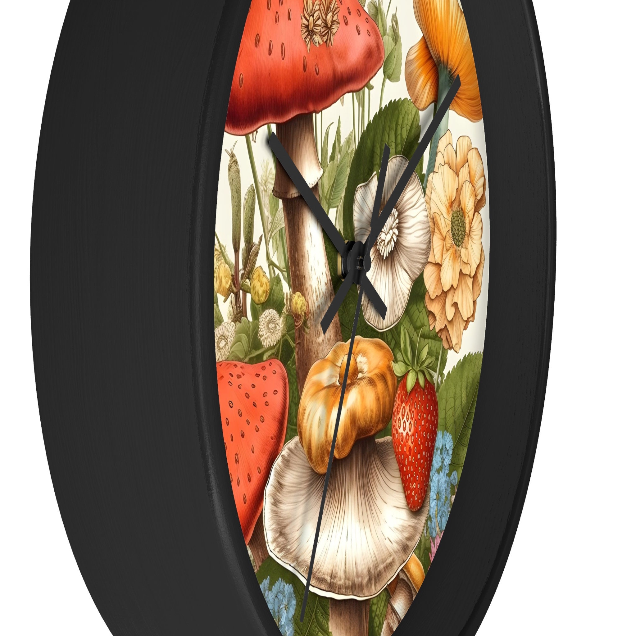 Cottagecore Wall Clock, Cute Clock, Cottage Core Decor, Strawberry ...