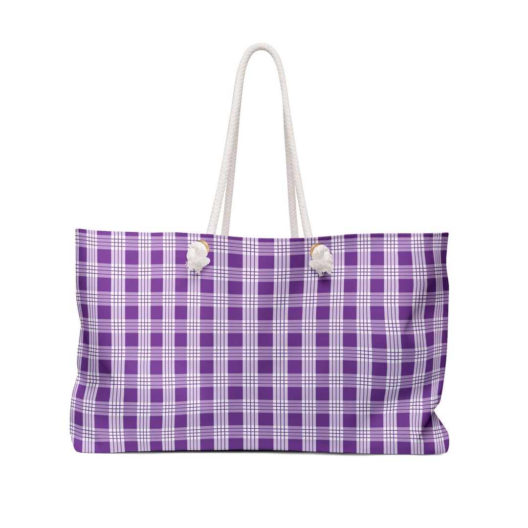 Purple Palaka Weekender Bag - Etsy