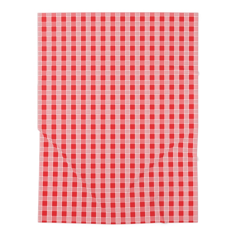 Red Palaka Baby Swaddle Blanket / New Baby / Baby Shower Gift / Nursery ...