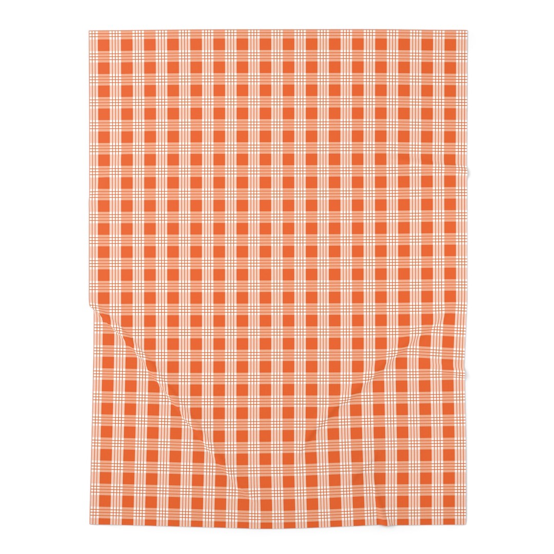 Orange Palaka Baby Swaddle Blanket / New Baby / Baby Shower Gift ...