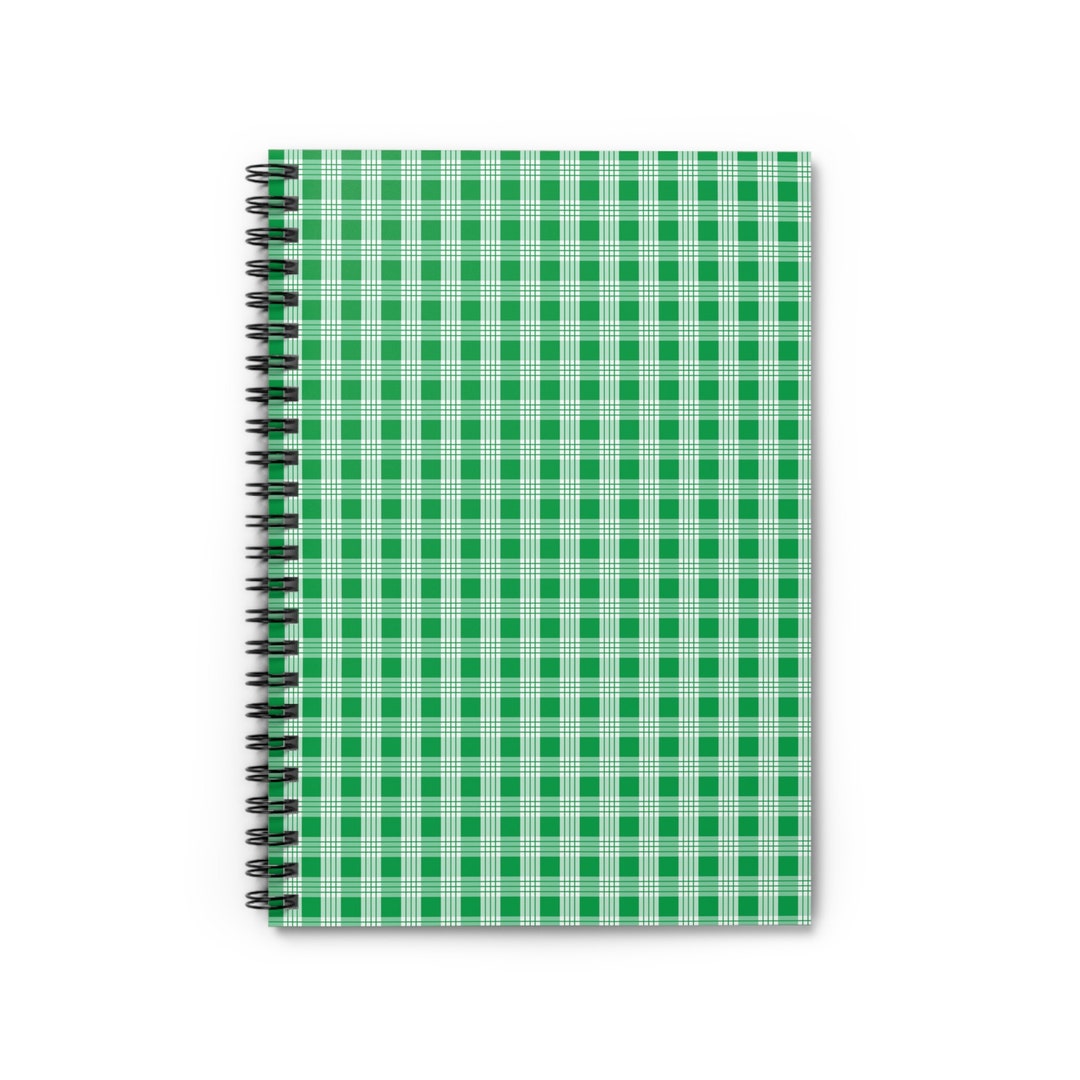 Green Palaka Spiral Notebook | Paniolo | Hawaii Inspired | Hawaii Gift ...