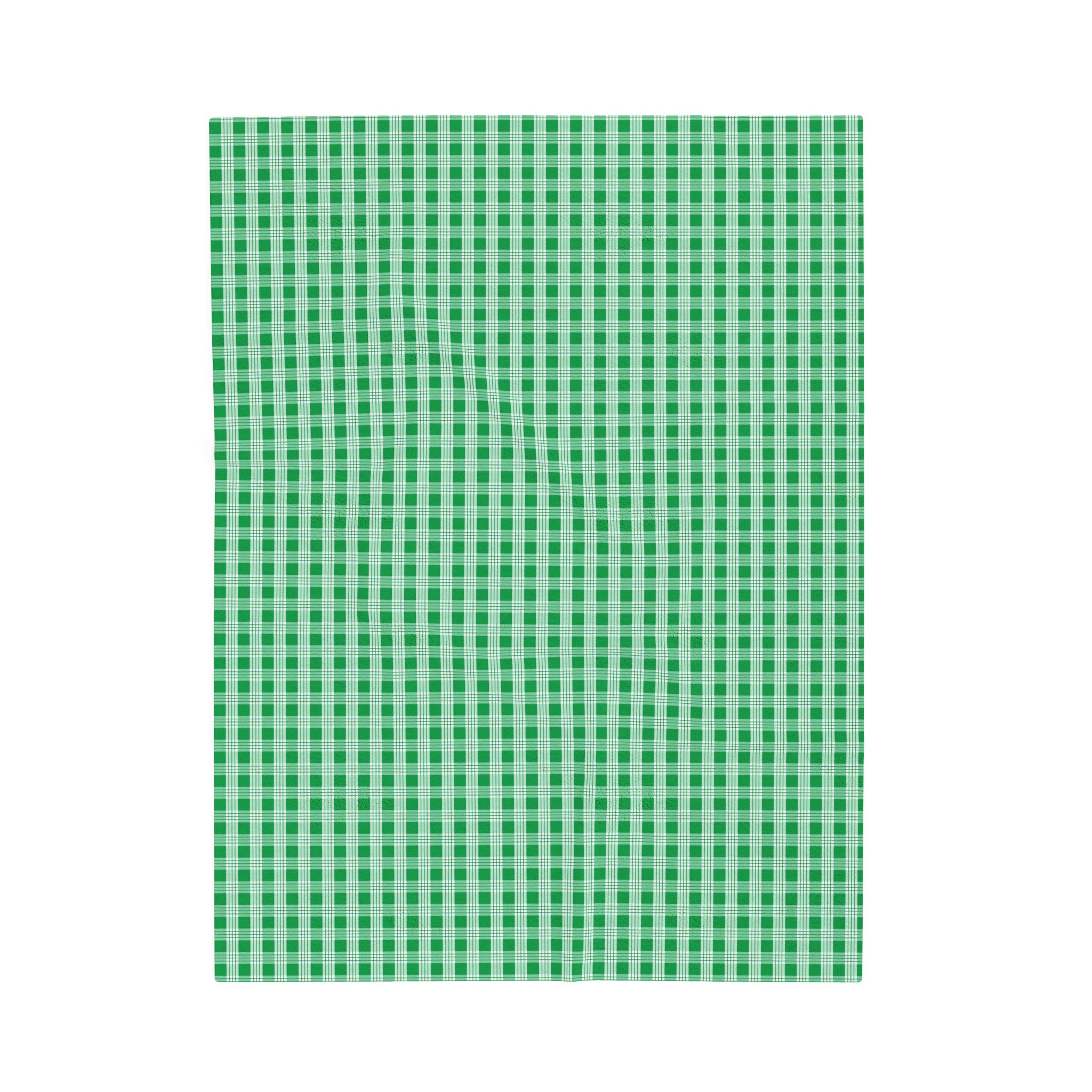 Green Palaka Velveteen Plush Blanket / Hawaii Home Decor / New Home ...