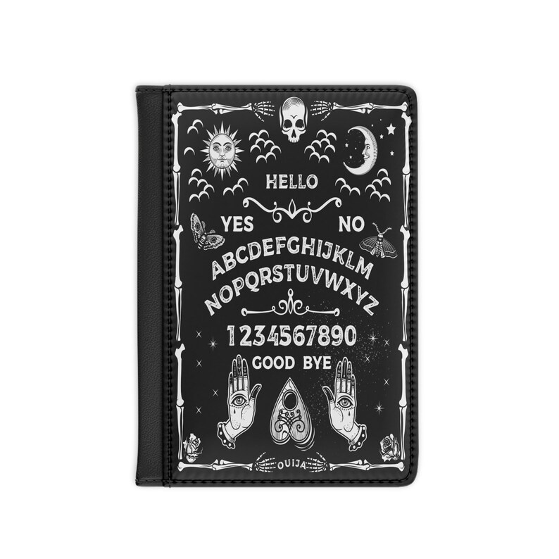 Goth OUIJA BOARD Passport Cover Vegan LEATHER Passport Case Gothic ...