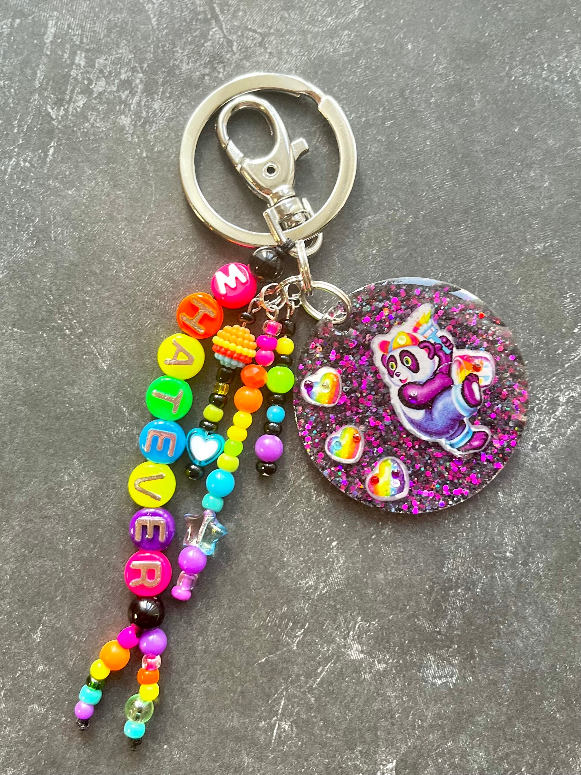 Whatever Panda 90s Keychain - Etsy