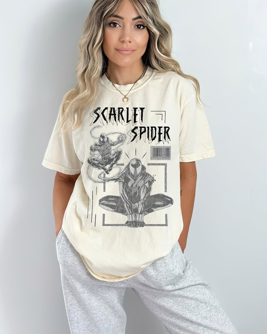 Vintage Styled Scarlet Spider Shirt Spiderverse Shirt - Etsy