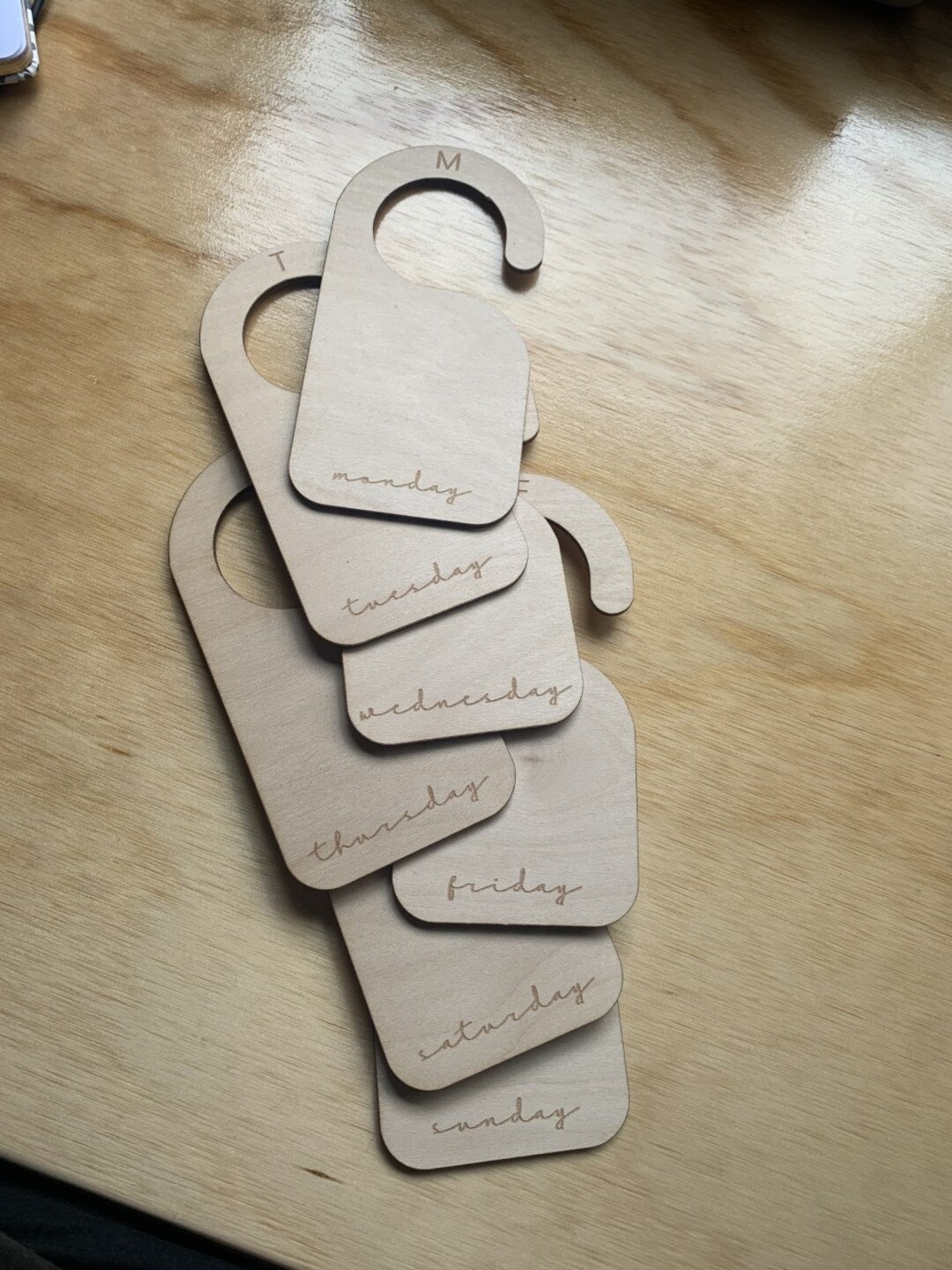 Monday Sunday Days of the Week Closet Dividers - Etsy