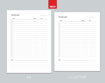 Digital to Do List With Priority Tasks PDF Digital Download Simple ...