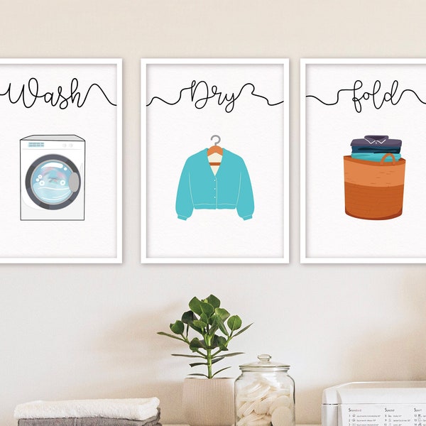 Laundry Poster - Etsy