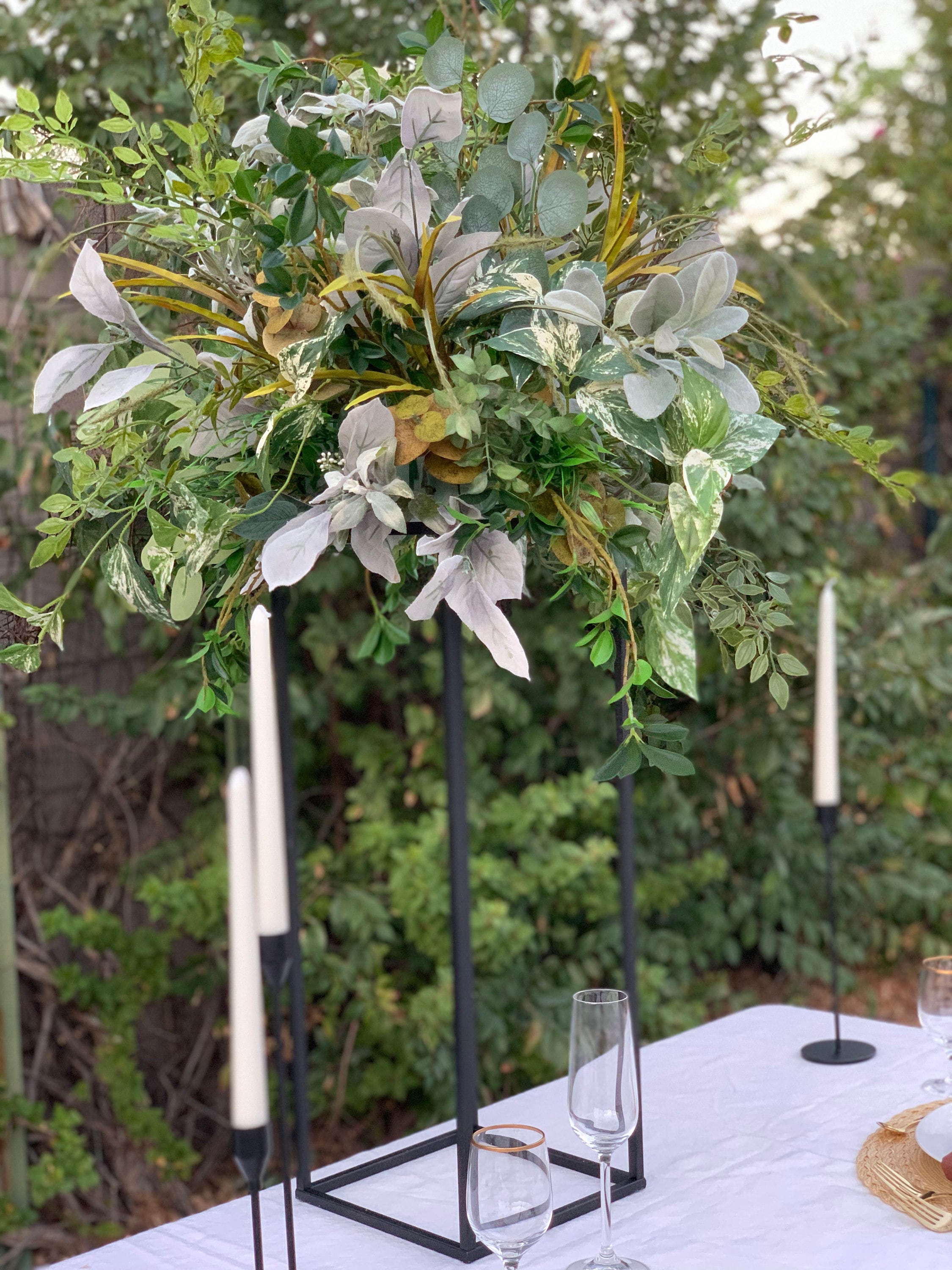 Greenery Wedding Centerpiece Table Decoration Flowers Eucalyptus - Etsy
