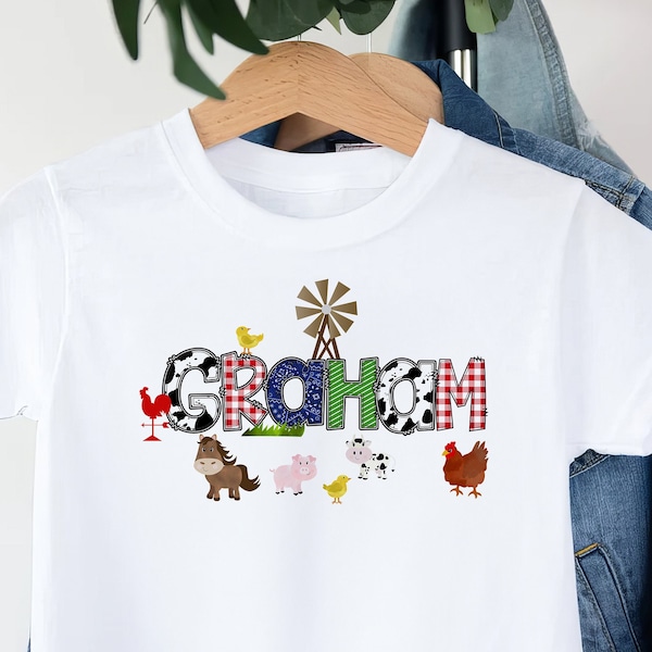 Boys Farm Shirt - Etsy