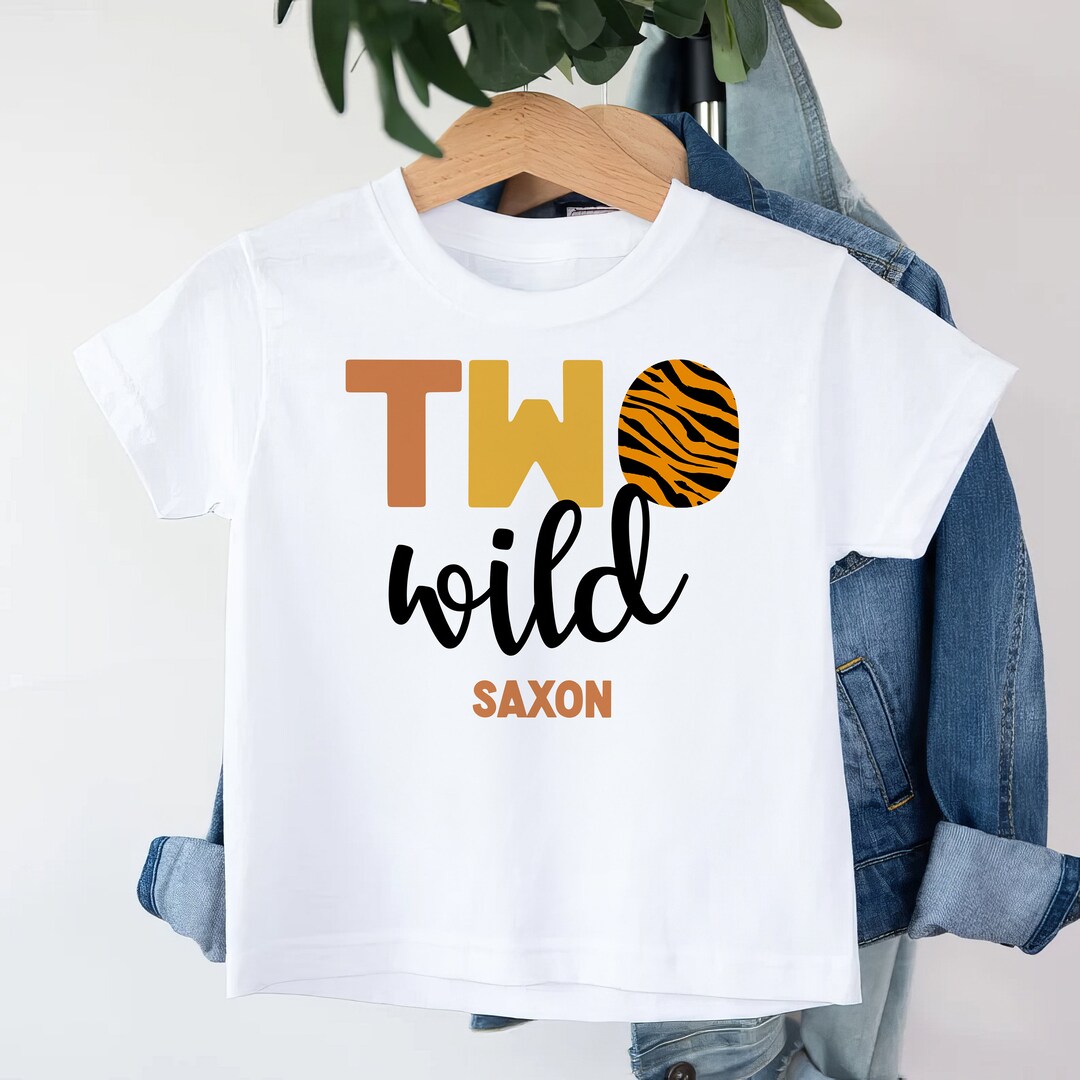 Custom TWO Wild Birthday Shirt, Two Wild Shirt, Zoo Birthday Shirt, Two ...