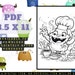 Cute Monsters Coloring Pages | 50 Pages | for Kids and Adults | Cute ...