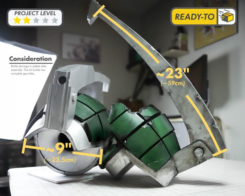 Bakugou Cosplay Gauntlets | My Hero Academia - Etsy