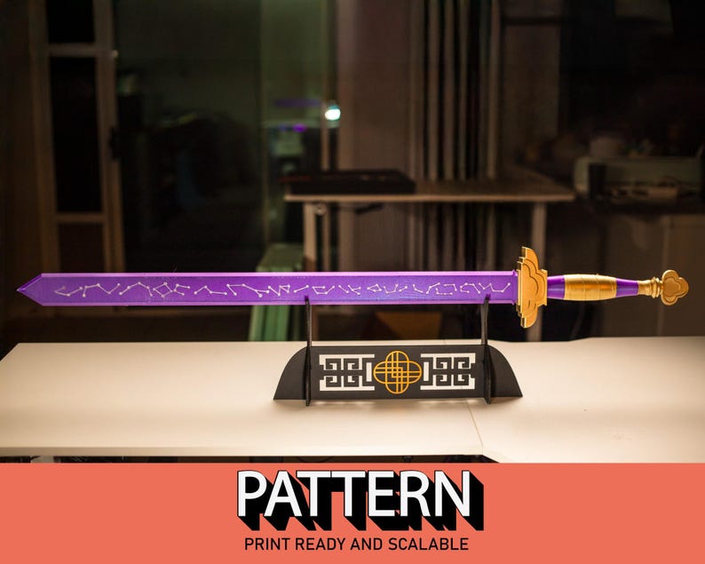 KDH Rumi Cosplay Sword – 3D Print File (.STL) and (3MF) - Etsy UK
