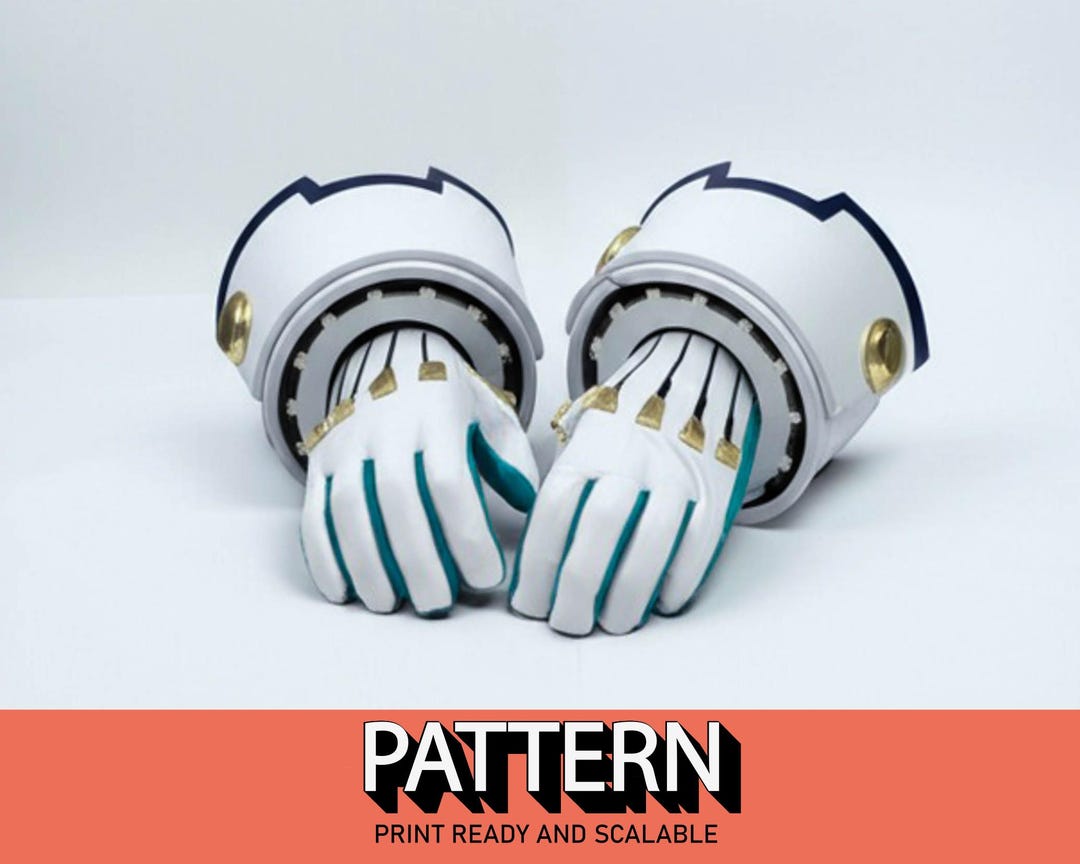 Deku Cosplay Pattern - Sleeve and Power Gloves - Etsy