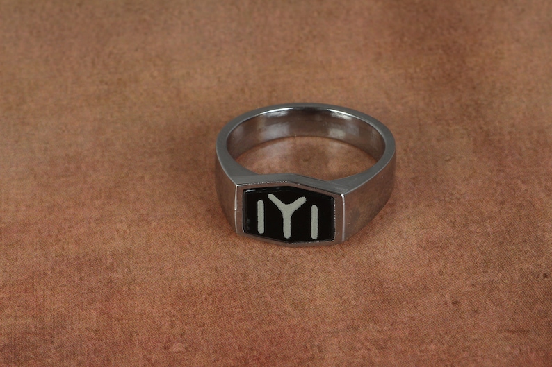 Kayi Tribe Derilus Ertugrul Symbol IYI, Men Handmade Ring, Ottoman ...