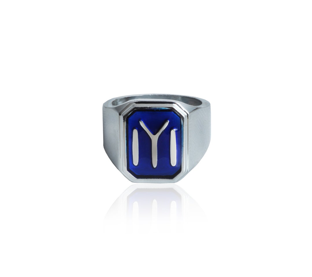 Kayi Tribe Derilus Ertugrul Symbol IYI, Men Handmade Ring, Ottoman ...