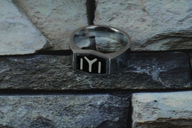 Kayi Tribe Derilus Ertugrul Symbol IYI, Men Handmade Ring, Ottoman ...
