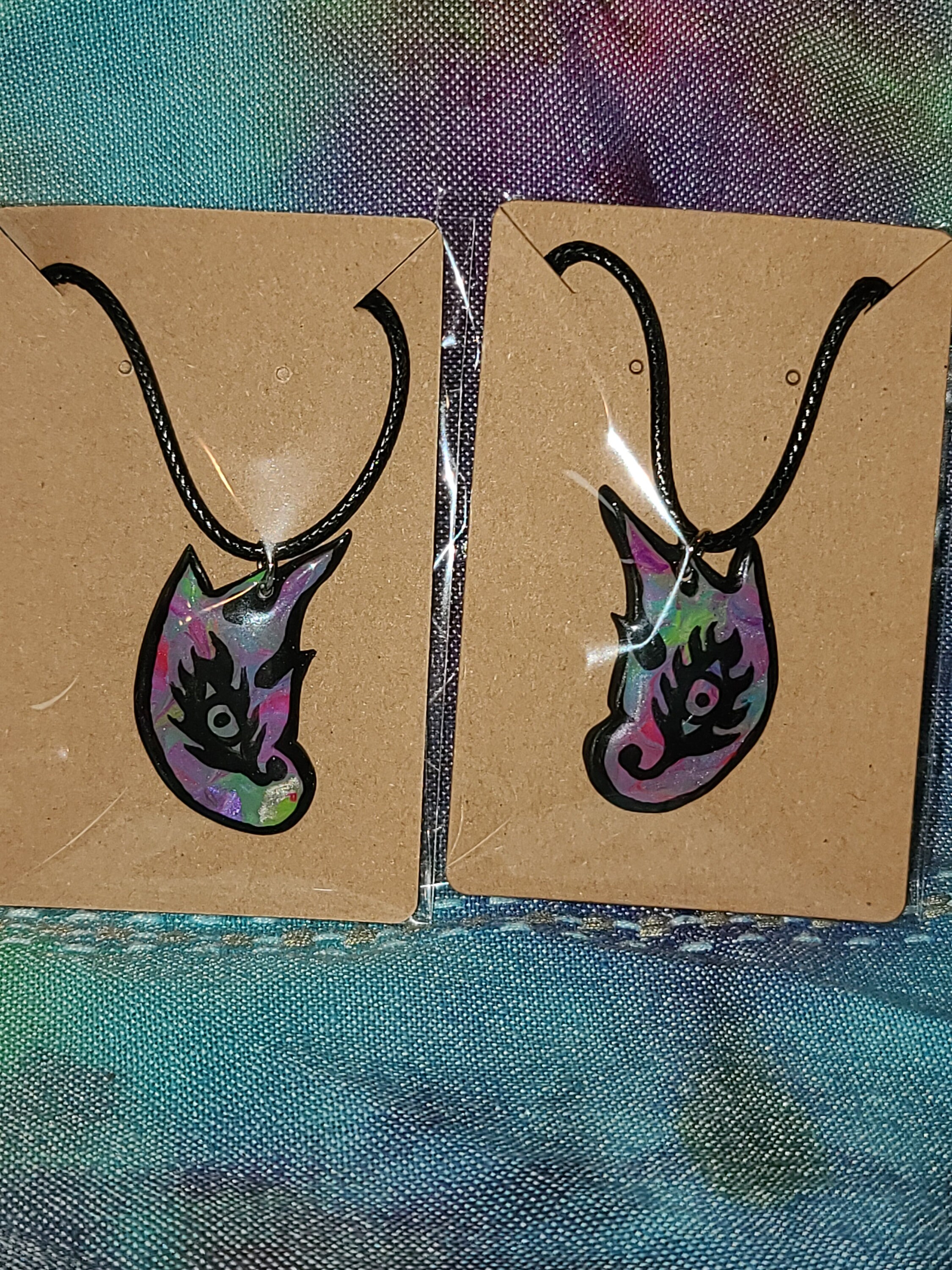 Fanmade Tool Inspired Lateralus Eye BFF Pendants on Cord, 2 Pendants - Etsy