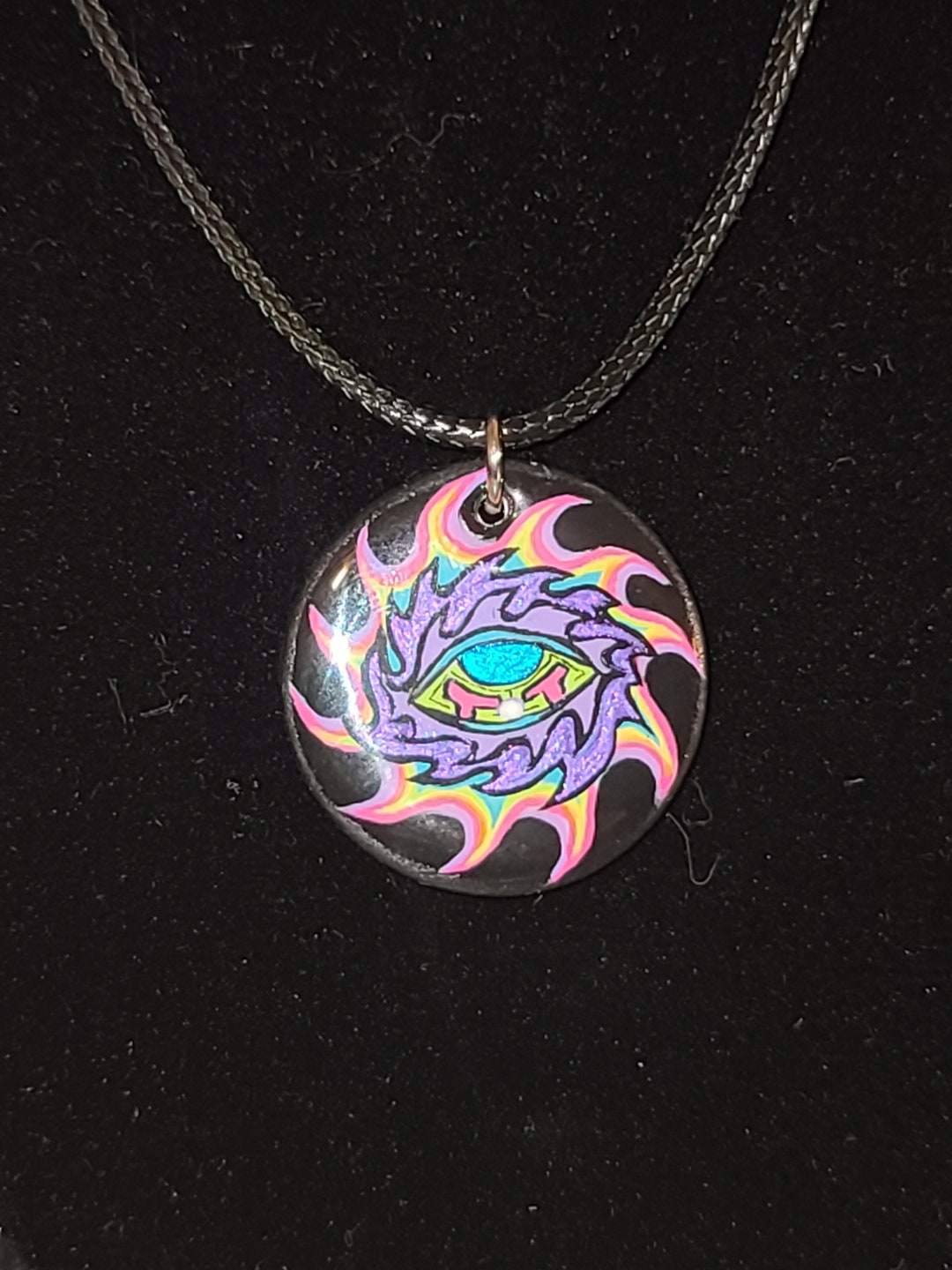 Fanmade Tool Inspired 10000 Days Alex Grey Eye Benevolent Sun Pendant ...