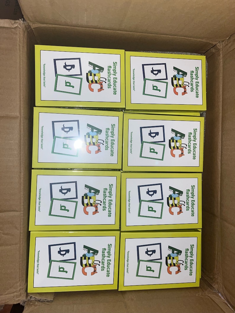 Colorful Alphabet Embedded Mnemonic Flashcards With Durable Magnetic ...