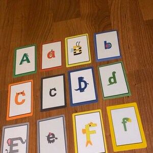 Colorful Alphabet Embedded Mnemonic Flashcards With Durable Magnetic ...