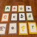 Alphabet Embedded Mnemonic Colorful Flashcards (animals and Items ...